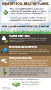 Healthy Soil. Healthy Planet. (Infographic) - Shepherd Song Farm