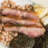 Rack of Goat with Foraged Green Fritters and White Beans - Shepherd ...