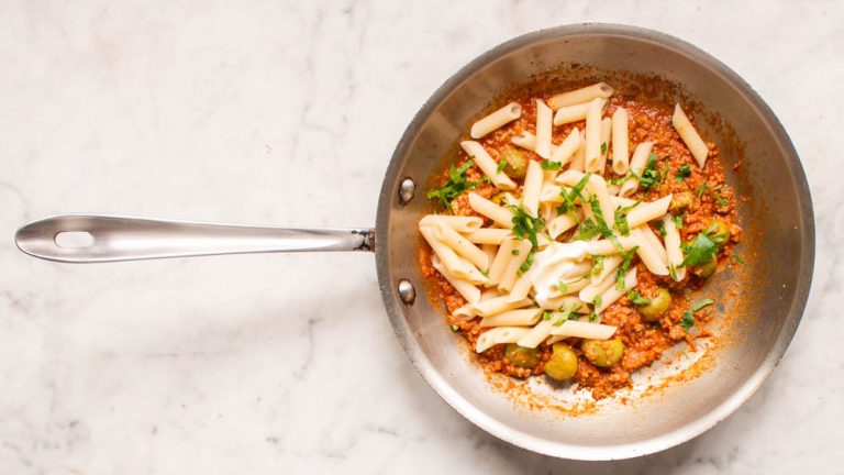 Italian Goat Ragu Recipe with Olives and Marjoram