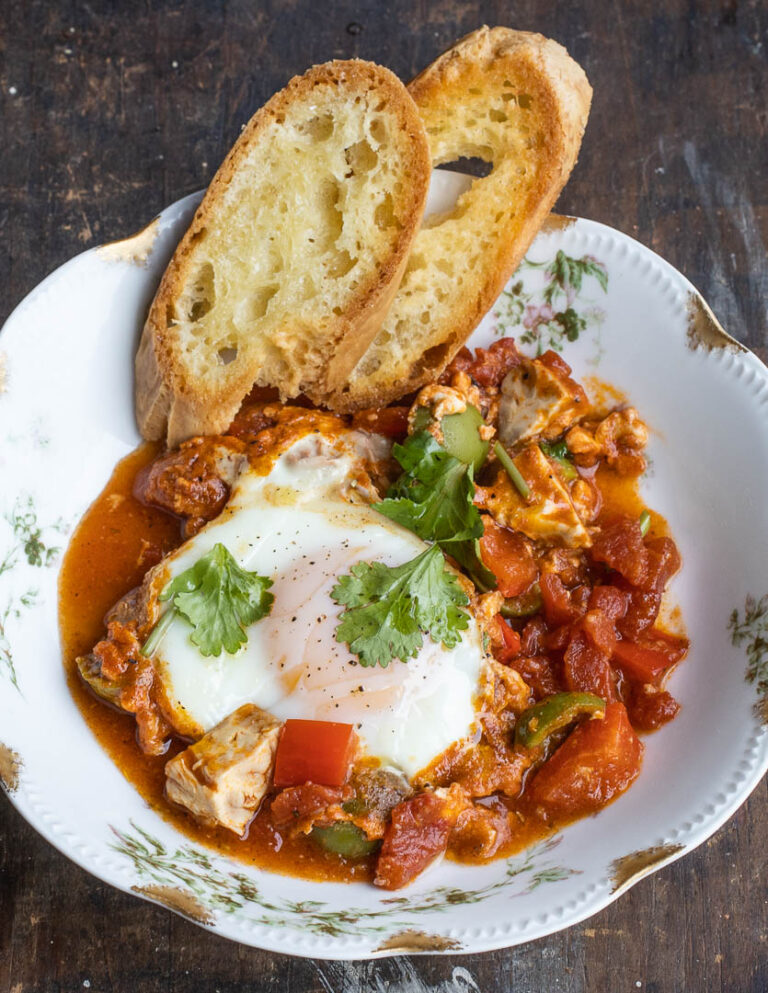 Moroccan Lamb Brain Recipe with Eggs and Harissa