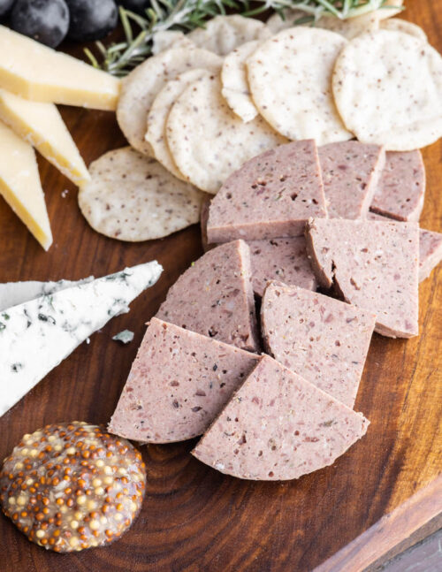 Homemade Liverwurst or Braunschweiger from Lamb Liver