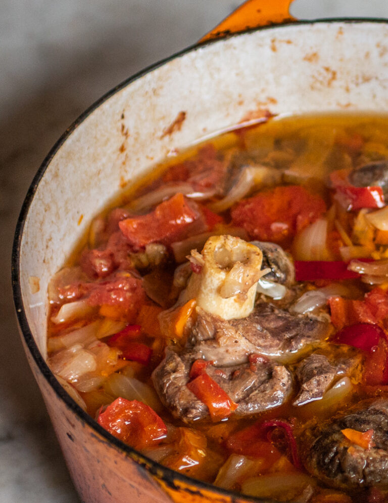 Azerbaijani-Style Lamb Shank Buglama - Shepherd Song Farm
