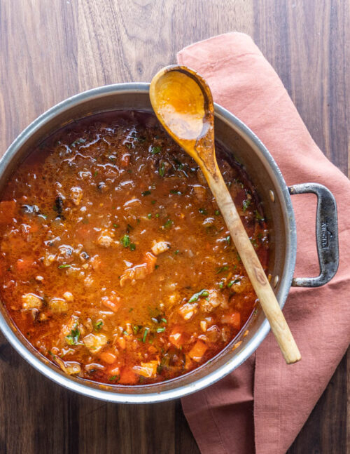 Smoked Lamb Stew with Sauerkraut - Shepherd Song Farm