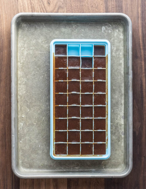 Homemade Lamb Demi-Glace (Using a Head)